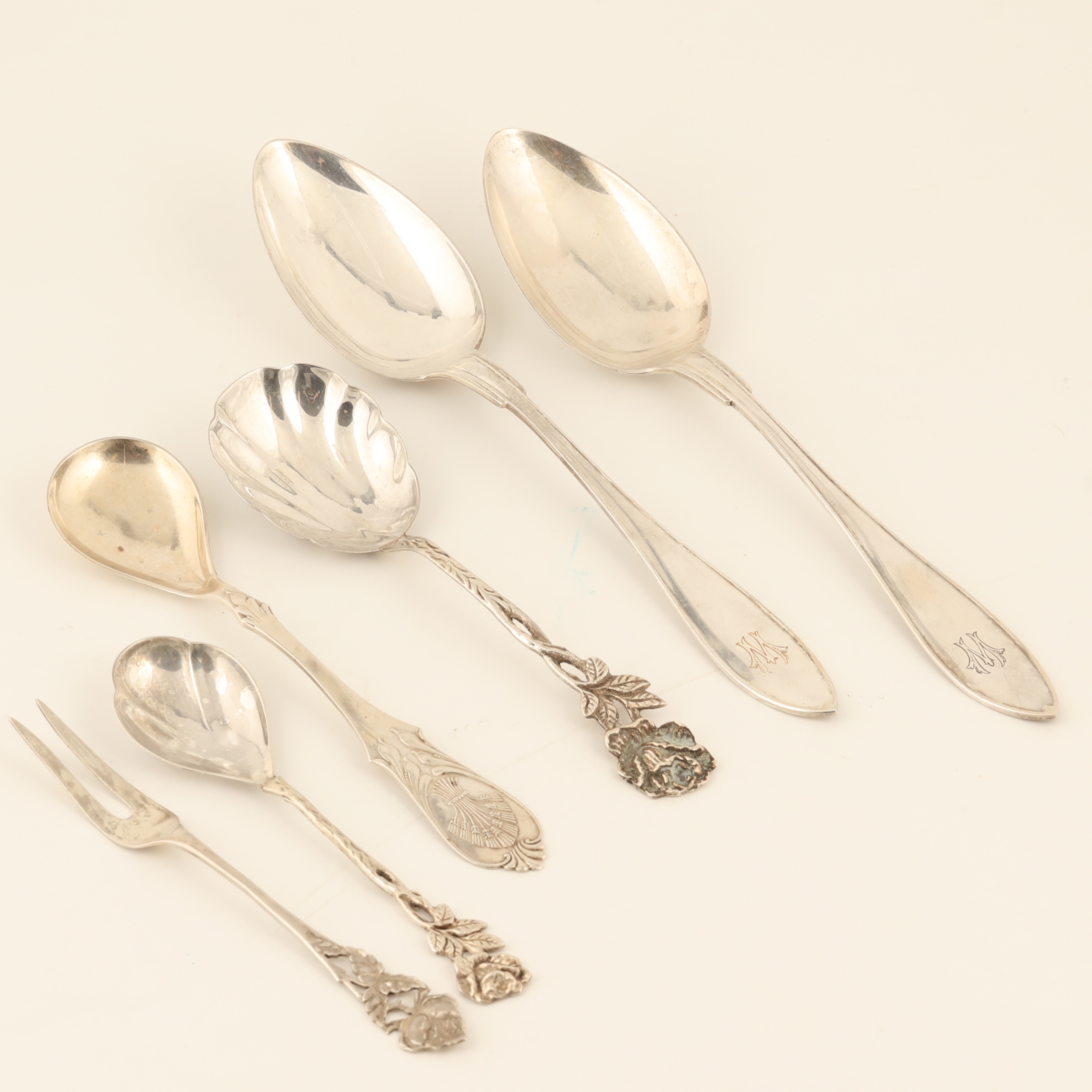 SILVERBESTICK 6 st, udda | Auktion