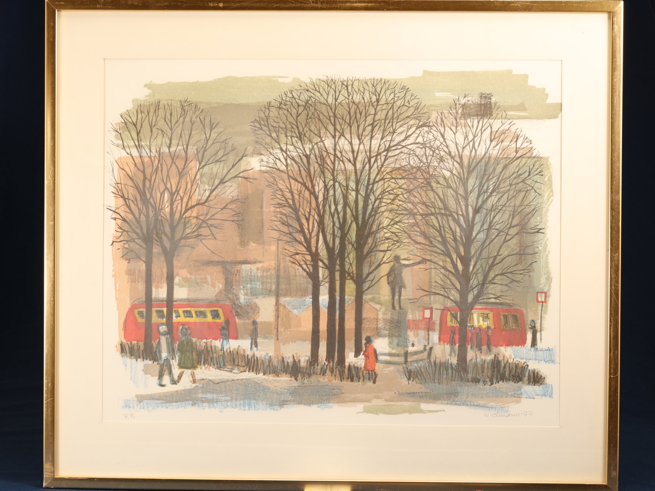 HARRY WICHMANN, (1916-1993), litografi | Auktion