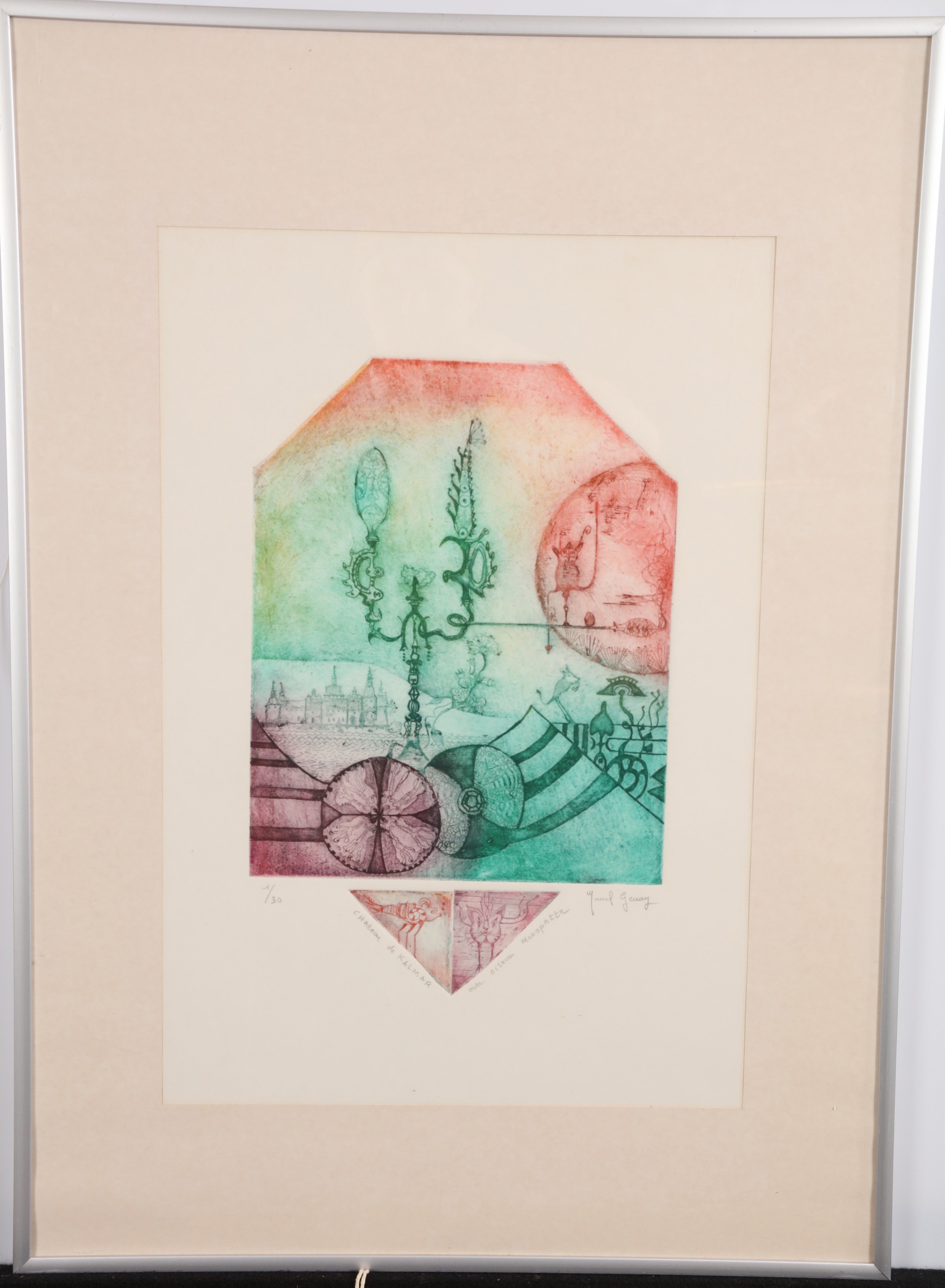 MARCEL GENAY (1929-1993), färgetsning | Auktion